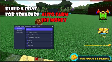 Build A Boat For Treasure Script Pastebin Auto Farm Inf Money Youtube