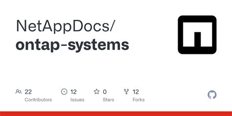 Github Netappdocs Ontap Systems
