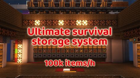 Ideal Multi Item Sorting System For Survival [java 1 19] Youtube