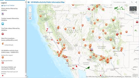 Us Wildfire Activity Map