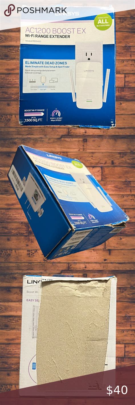 Linksys Ac Boost Ex Dual Band Wi Fi Range Extender Re