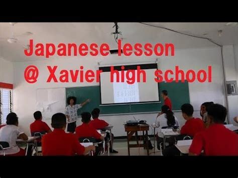 Japanese Lesson At Xavier High School In Chuuk Micronesia Youtube