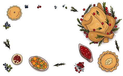 전통적인 휴일 날 음식 전통적인 구운 칠면조 애플 파이 딸기 잼 휴일 날 완두콩당근 테이블에 맛있는 추수 감사절 축제 음식 가을에 대한 스톡 벡터 아트 및 기타 이미지