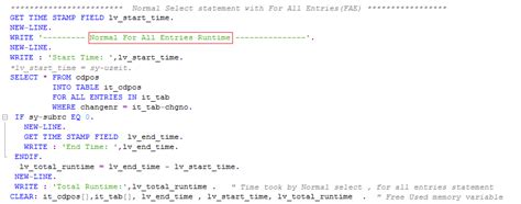Sap Abapbi Selectfor All Entries Optimizat Sap Community