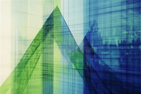 Dynamic Trend Lines And Data Grid Representation In Cool Colors For