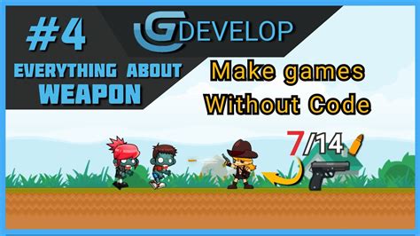 Everything About Weapon Mini Zombie Game Gdevelop Tutorial Piudev711 Gdevelop