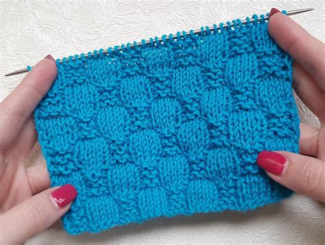 Free Knitting Patterns Checker Stitch Knitting Pattern