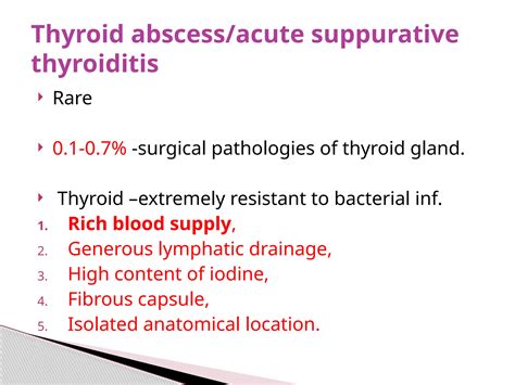 Thyroid Abscess Ppt Very Rare Case Of Thyroid Abscess Pptx