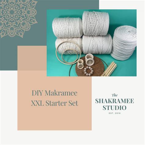 Diy Kit Makramee Xxl I Großes Diy Starter Set Für Makramee I
