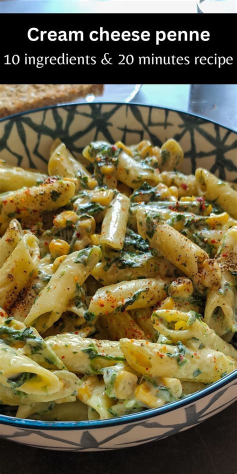 Cream Cheese Penne Recipe Easy Cream Cheese Pasta How To Make