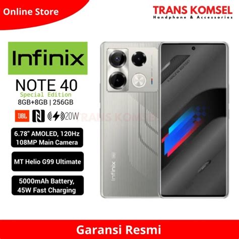 Jual Infinix Note Edisi Spesial Gb Gb Gb Garansi Resmi Infinix Shopee Indonesia