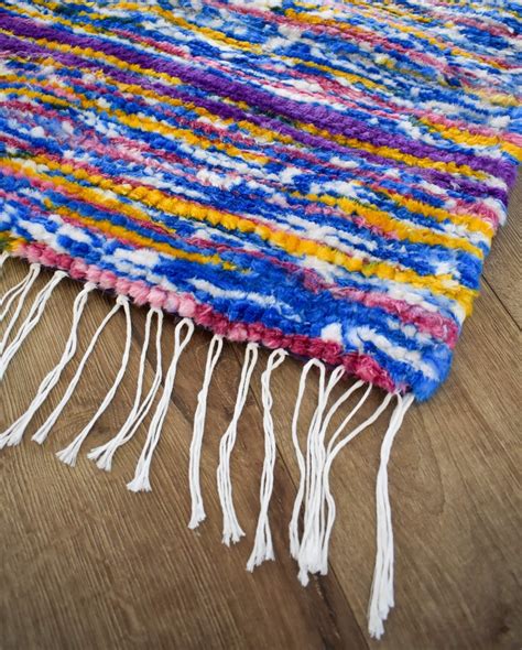 Kleurrijk Vloerkleed 150 X 80 Cm Handgeweven Tapijt Een Originele Aanwinst Voor