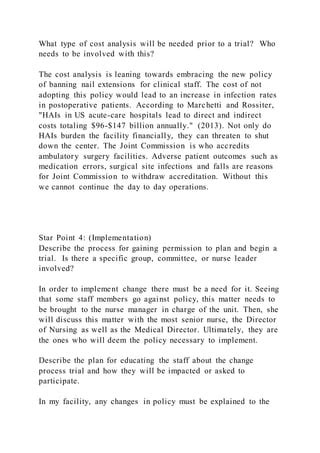 1 Week 6 Assignment Ebp Change Process Form Ace Star Model DOCX