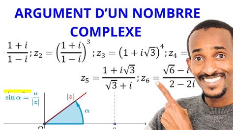 Argument Dun Nombre Complexe Youtube