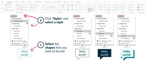 Shape Formatting Templates Next Generation Tools For Microsoft Office