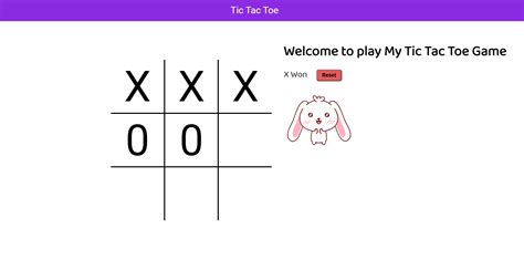 Github Nadrahoda Tic Tac Toe Created A Game Using Html Css Javascript
