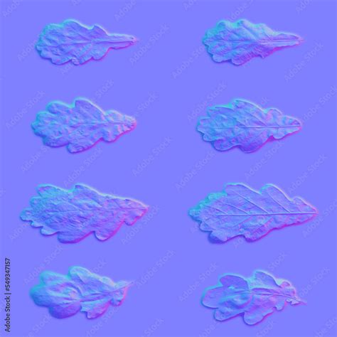 ภาพประกอบสต็อก Leaves Normal Map Texture Leaf Bump Map ภาพ Adobe Stock