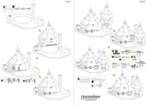 Hagrids Hut Harry Potter Metal Earth Innovatoys