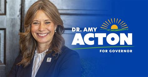 Meet Dr Amy Acton Our Great Candidate Running For Governor Of Ohio