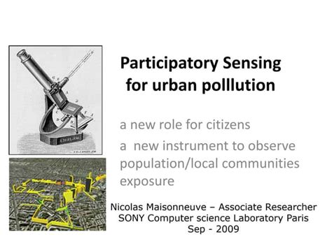 Noisetube Participatory Sensing For Noise Pollution Via Mobile Phones