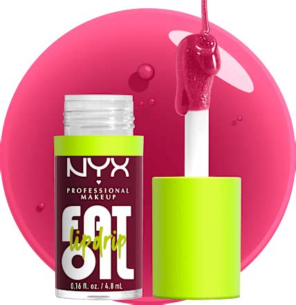 Nyx Professional Makeup Lipgloss Fat Oil Lip Drip 04 Thats Chic 4 8