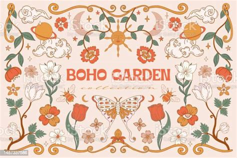 그루비 히피 70 년대 세트 트렌디한 레트로 사이키델릭 스타일의 스티커 팩 고립된 벡터 그림 1970 1979 년에 대한 스톡 벡터 아트 및 기타 이미지 Istock