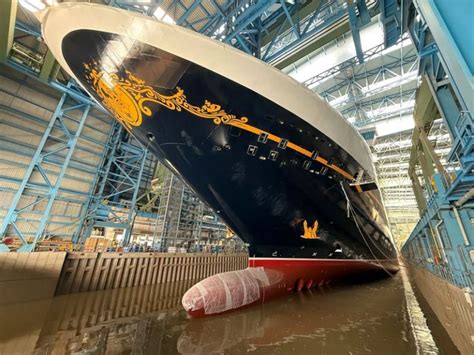 Disney Destiny Hits The Water At Meyer Werft Cruise Industry News