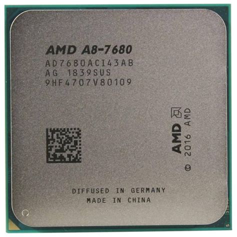 Procesador Amd Apu A8 7680 3 8 Ghz 4 Core Fm2 Radeon R7