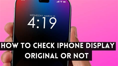 How To Check Iphone Display Is Original How To Check Iphone Display