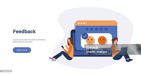 피드백 및 검토 긍정적 부정적 또는 중립적 인 만족도 등급을 표시하기 위해 이모티콘을 선택하는 캐릭터 고객 서비스 및 사용자 경험 개념 벡터 일러스트레이션 It 지원에 대한