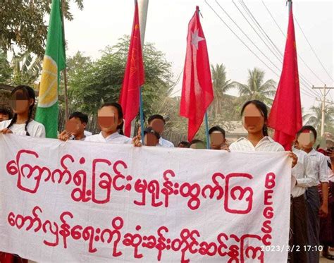 မြိုင်မြို့နယ် သပိတ် စစ်ကြောင်း စစ်ကောင်စီ ပြုလုပ်မည့် ရွေးကောက်ပွဲကို