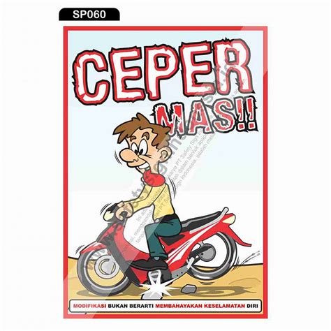 Safety Poster Sp060 Safety Poster Ceper Mas • Safety Sign Indonesia