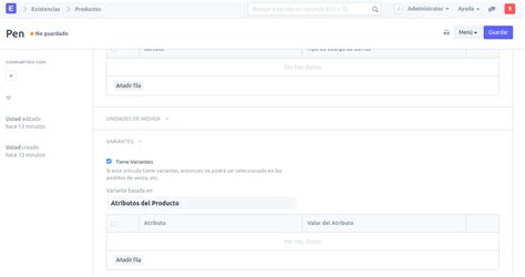 It Does Not Show Variable Attributes Table When Creating Product In V11 · Issue 15934 · Frappe