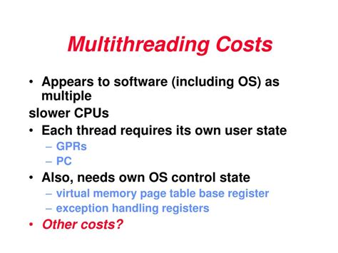 Ppt Cs 162 Computer Architecture Lecture 10 Multithreading Powerpoint Presentation Id313812