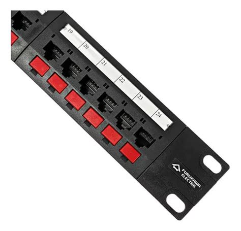 Patch Panel Furukawa Cat6 24 Portas T568a B Parcelamento Sem Juros