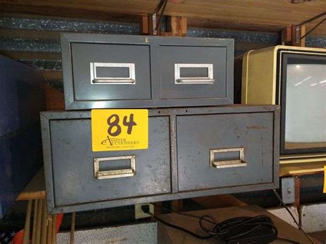 2 Metal File Cabinets Assiter Auctioneers