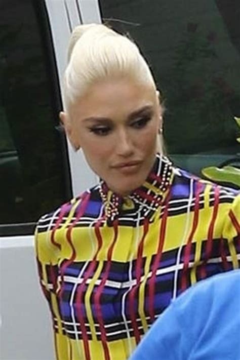 GWEN STEFANI Leaves Recording Studio In Hollywood HawtCelebs