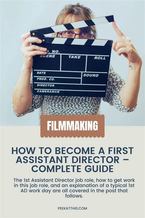 First Assistant Director Complete Beginners Guide On How To Become A Great First Ad
