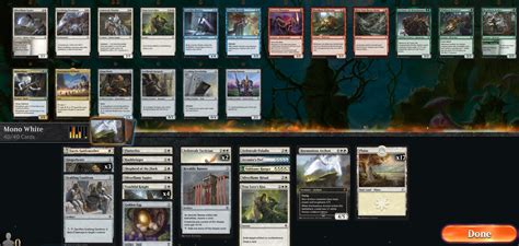 draft optimization mono white r magicarena