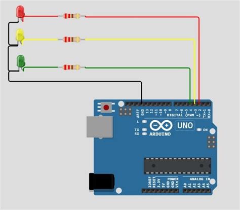 Semáforo Básico Con Arduino Uno Dorcucom
