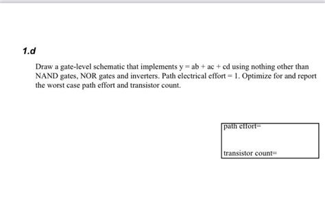 Draw A Schematic Two Level Diagram Using Only Nand Gates Nan