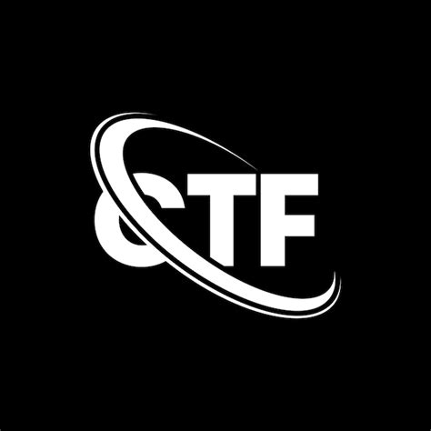 Premium Vector Ctf Logo Ctf Letter Ctf Letter Logo Design Initials