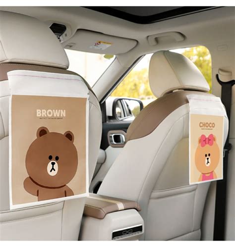 라인프렌즈 차량용 쓰레기통 쓰레기봉투 새차용품 티몬