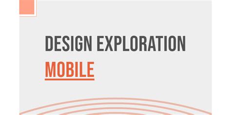 Design Exploration Mobile Figma