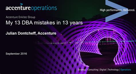 It Is Ok For Dbas To Make Mistakes Julian Dontcheffs Database Blog