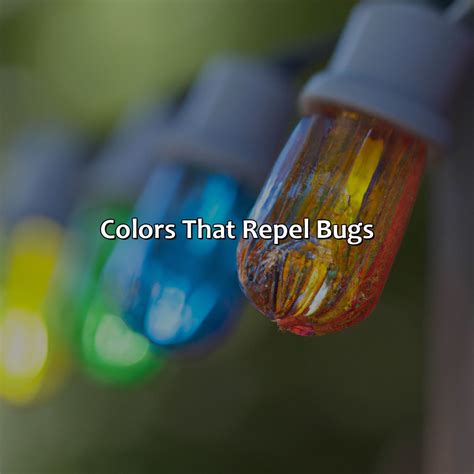 What Color Light Keeps Bugs Away
