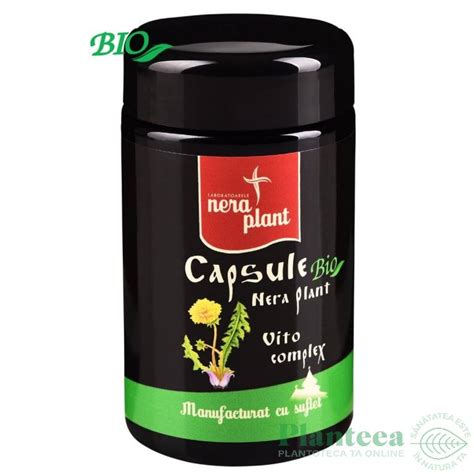 Capsule Vito Complex Bio 90cps Nera Plant Pret 613 Lei Planteea
