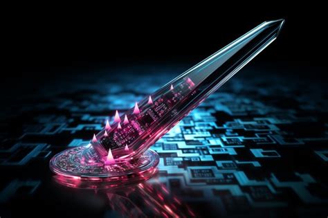 Premium AI Image A Computer Mouse Cursor Takes The Form Of An Arrow Icon