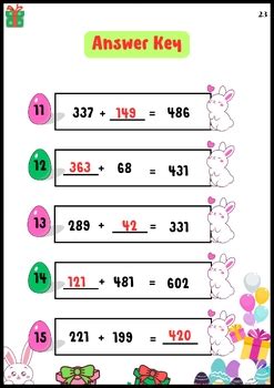 Help Enhance Their Addition Fun With The Missing Numbers Grade3 6