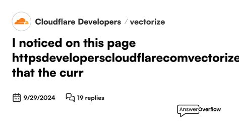 I Noticed On This Page Vectorize